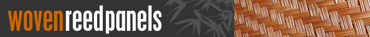 bamboojungle: woven reed panels